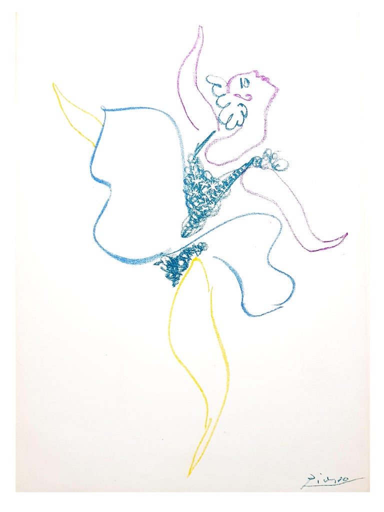 Pablo Picasso - Pablo Picasso - The Ballet Dancer - Original Lithograph ...