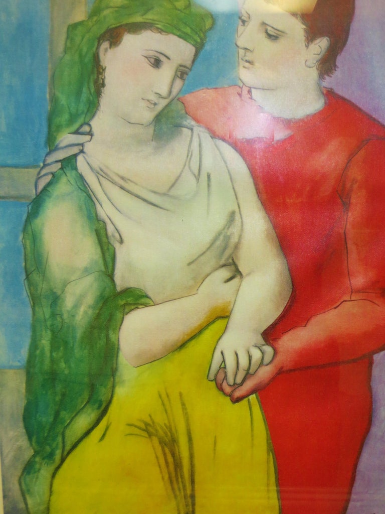 Pablo Picasso - PABLO PICASSO THE LOVERS VINTAGE PRINT at 1stDibs ...