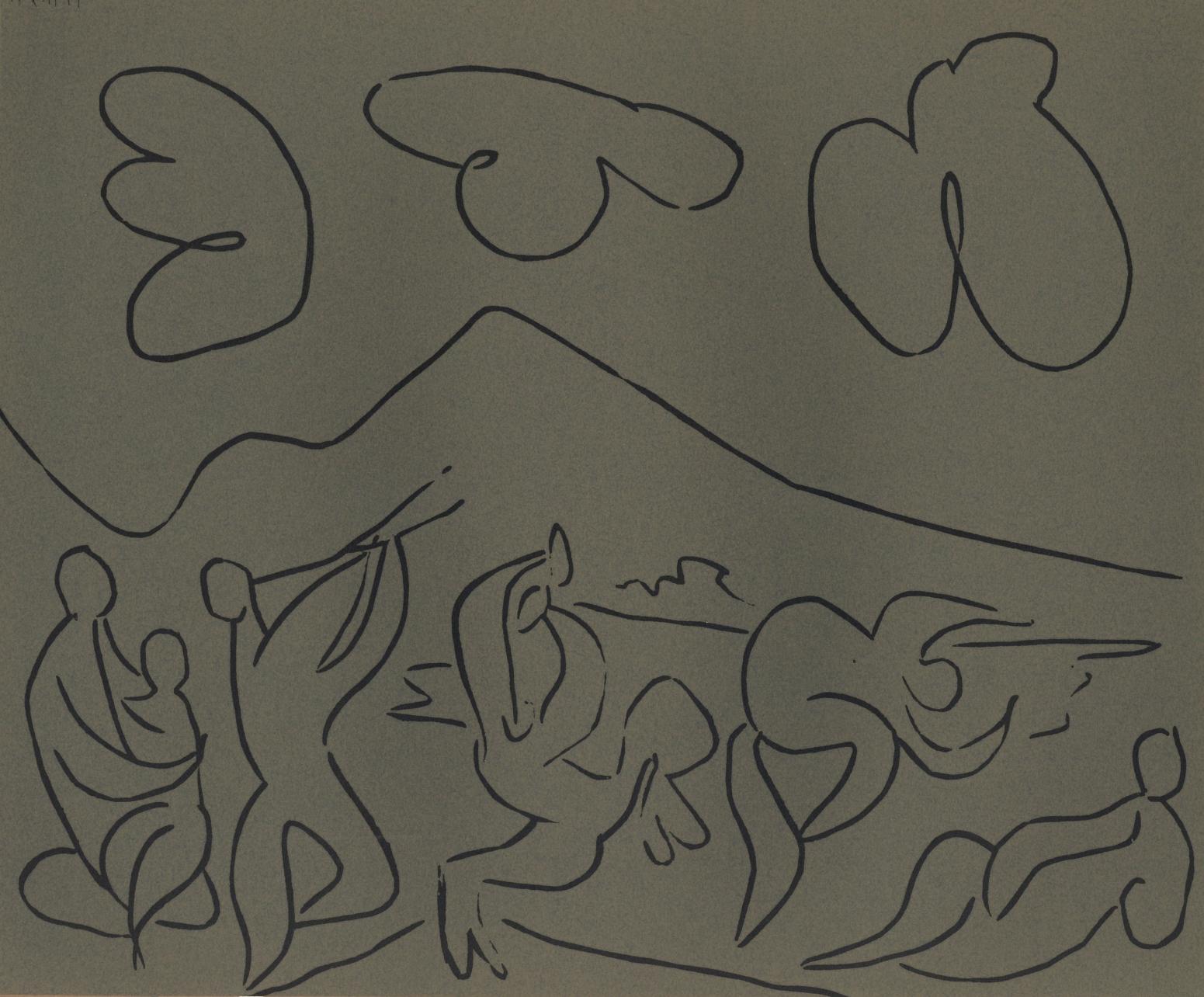 Picasso, Bacchanal (Orozco 214), Grabados al linóleo (after) For Sale ...