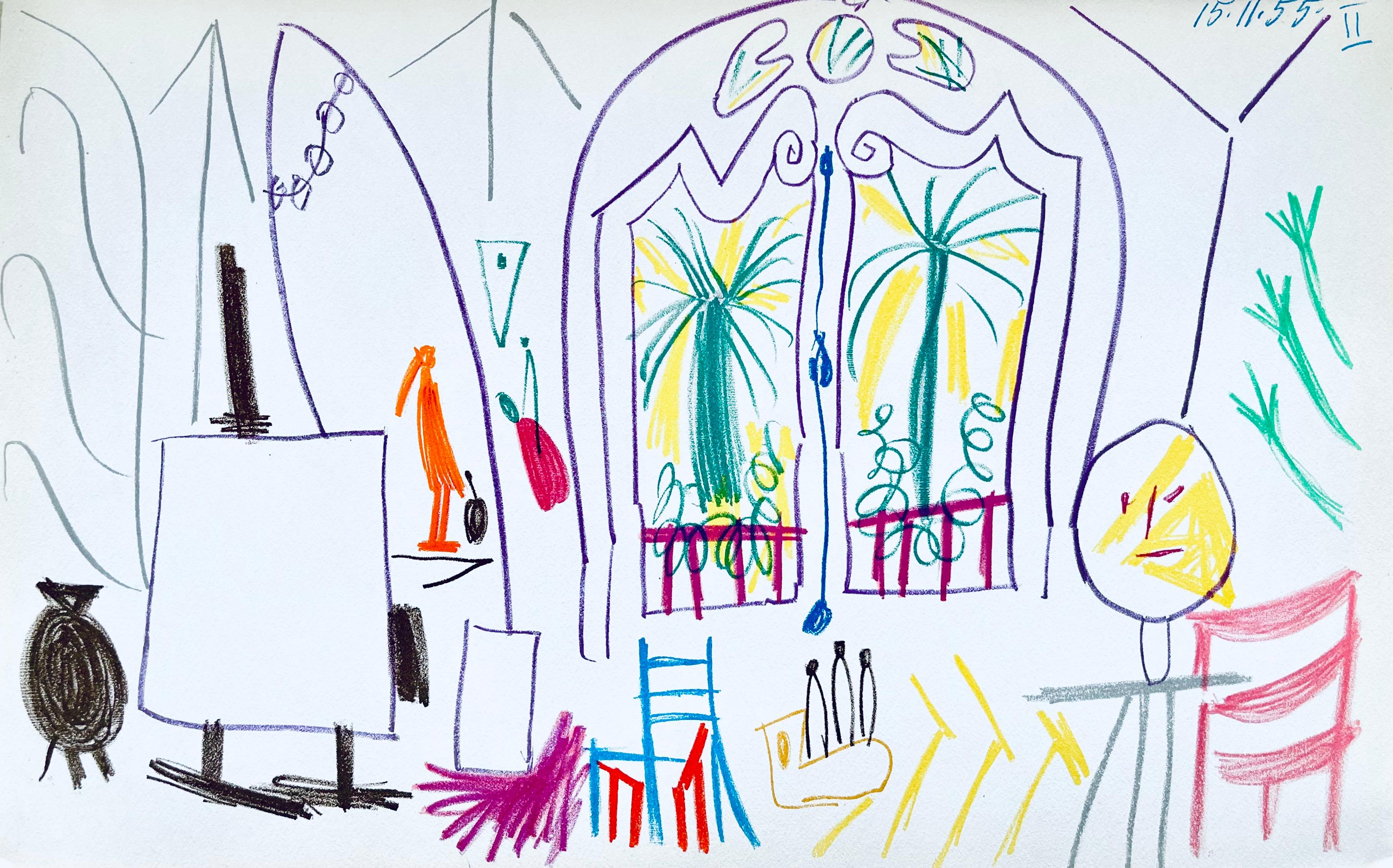 Picasso, Composition (Cramer 101), Carnet de la Californie (after) For ...