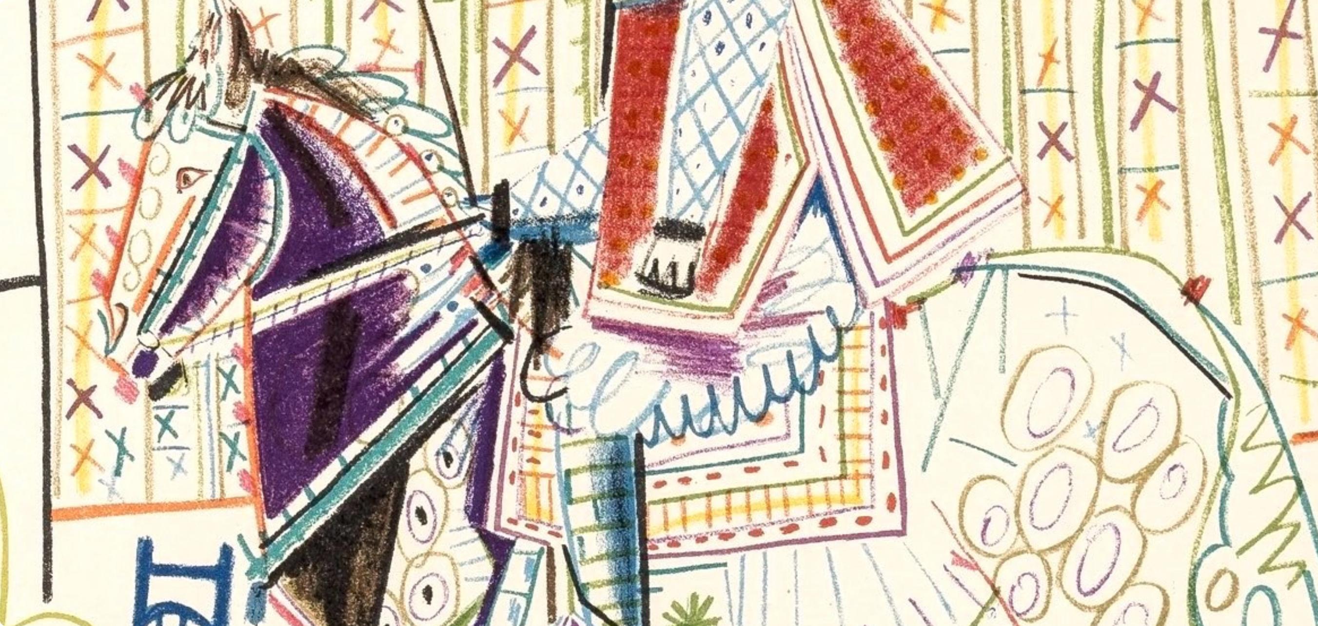 Picasso, Composition, Picasso and the Human Comedy (after) For Sale at ...