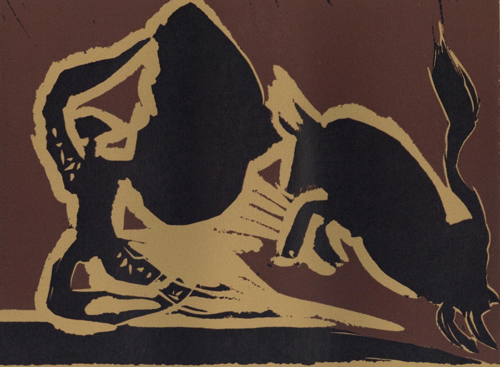 Picasso, Nocturnal Dance with an Owl (Orozco 214), Grabados al linóleo ...