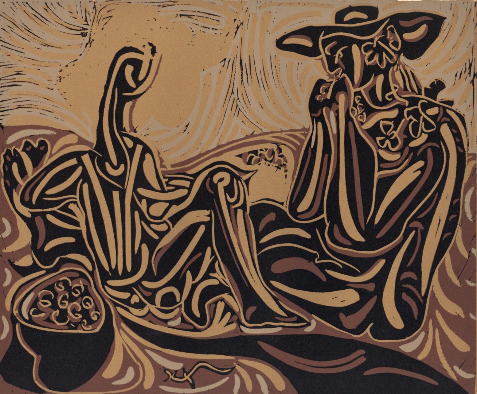 Picasso, Picador Goading Bull (Orozco 214), Grabados al linóleo (after ...