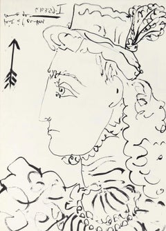 Pablo Picasso - Pour Roby, 1950 Limited Edition Etching, Pablo Picasso ...