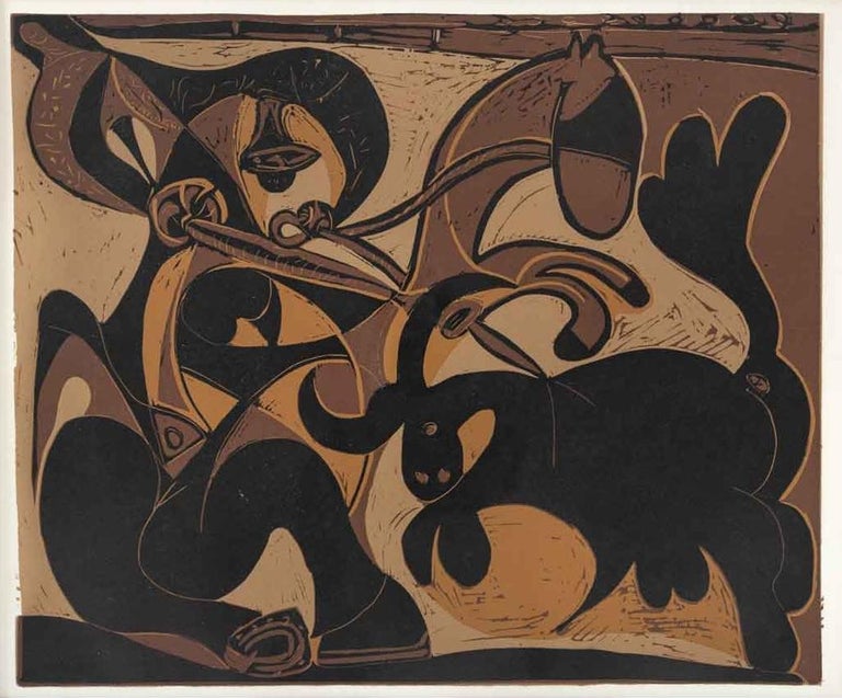 Pique, from suite Pablo Picasso - Grabados al Linóle For Sale at 1stDibs