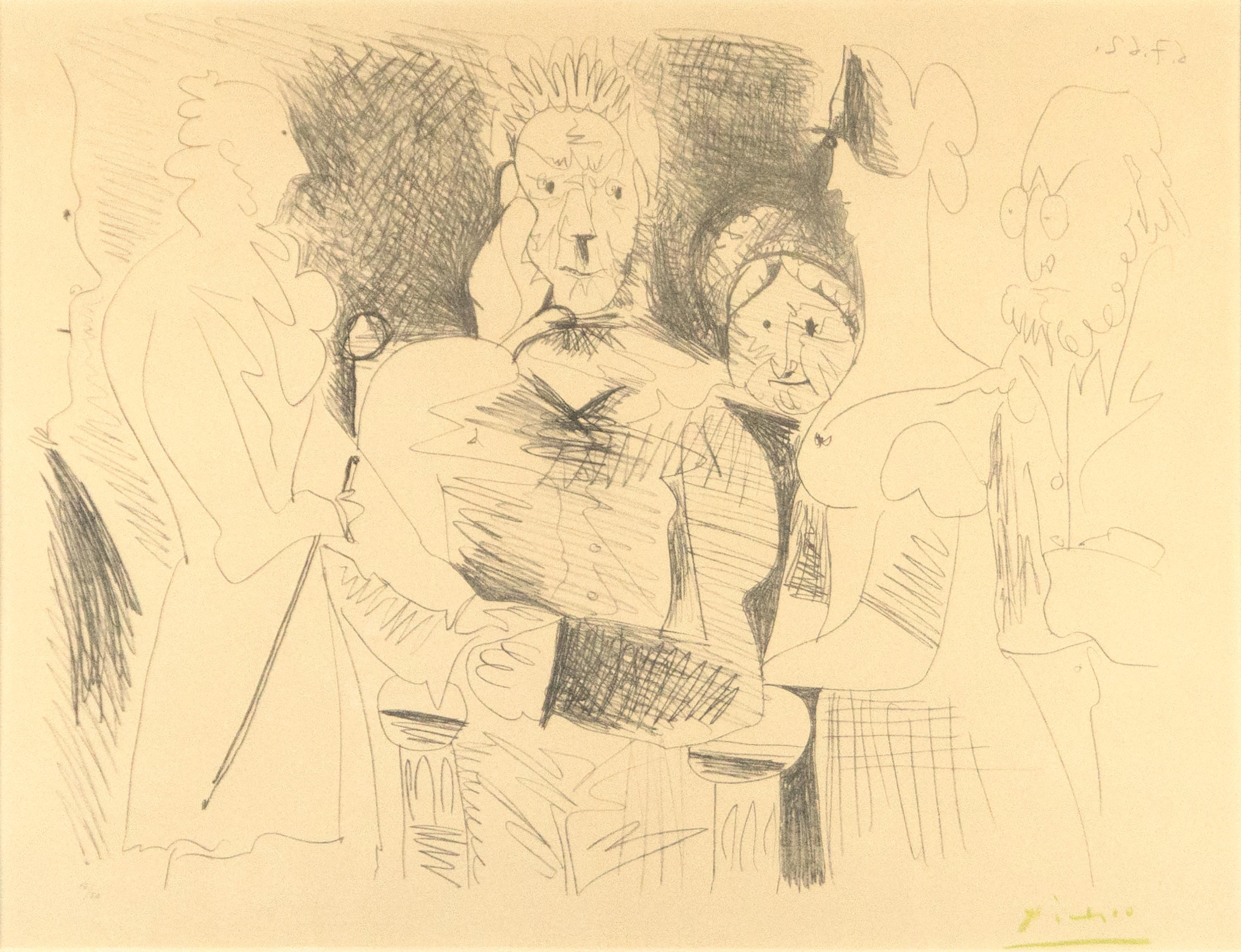 Pablo Picasso - Pablo Picasso, The Departure at 1stDibs