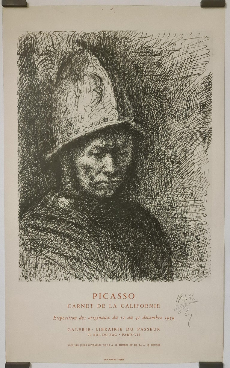 Pablo Picasso - Poster of Pablo Picasso Gallery Librairie du Passeur ...