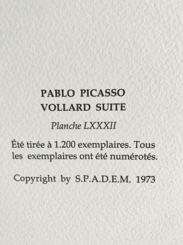 Pablo Picasso - Quatre femmes nues et tête sculptée (Suite Vollard Planche LXXXII) For Sale at ...