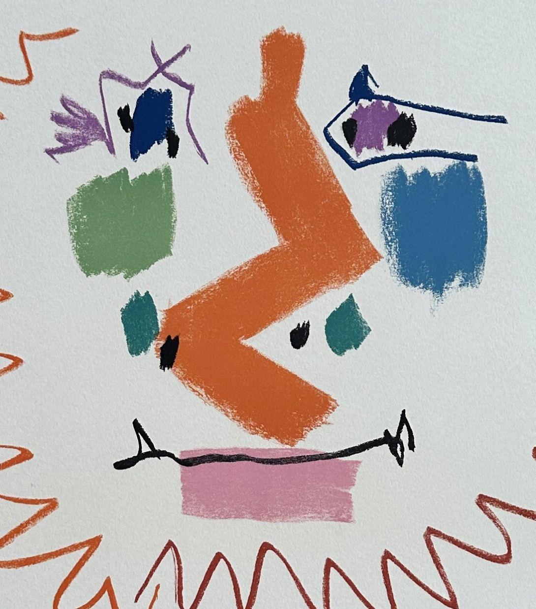 Pablo Picasso - Smiling Face, Los Angeles County Museum - Original ...