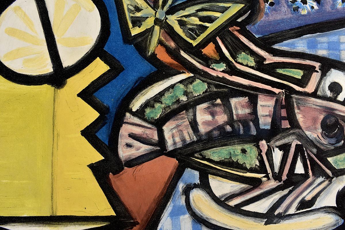 Pablo Picasso - Still Life with Lobster - 1945 - Etching and Aquatint ...