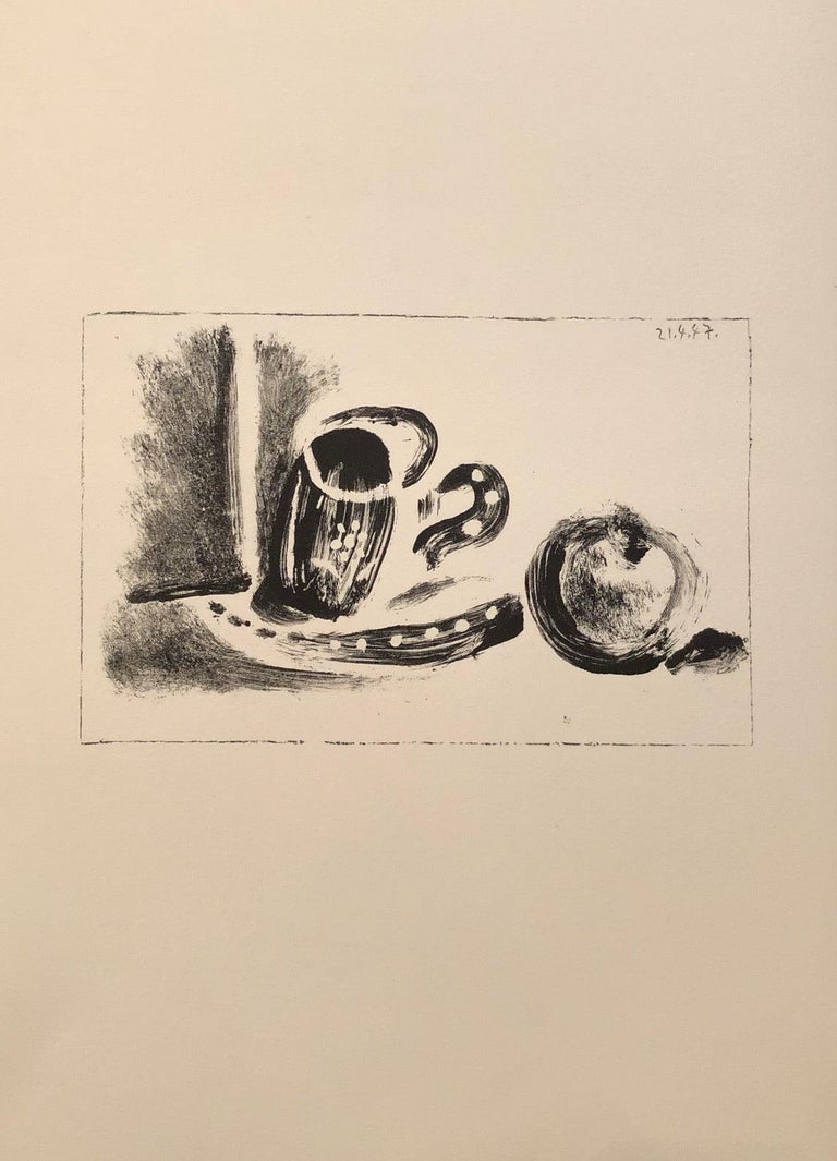 Pablo Picasso - The Cup and the Apple For Sale at 1stDibs