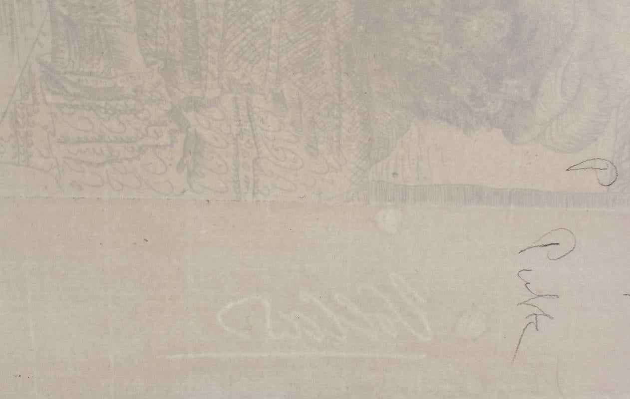 Pablo Picasso - Two Catalan Drinkers, from: The Suite Vollard - Picasso ...