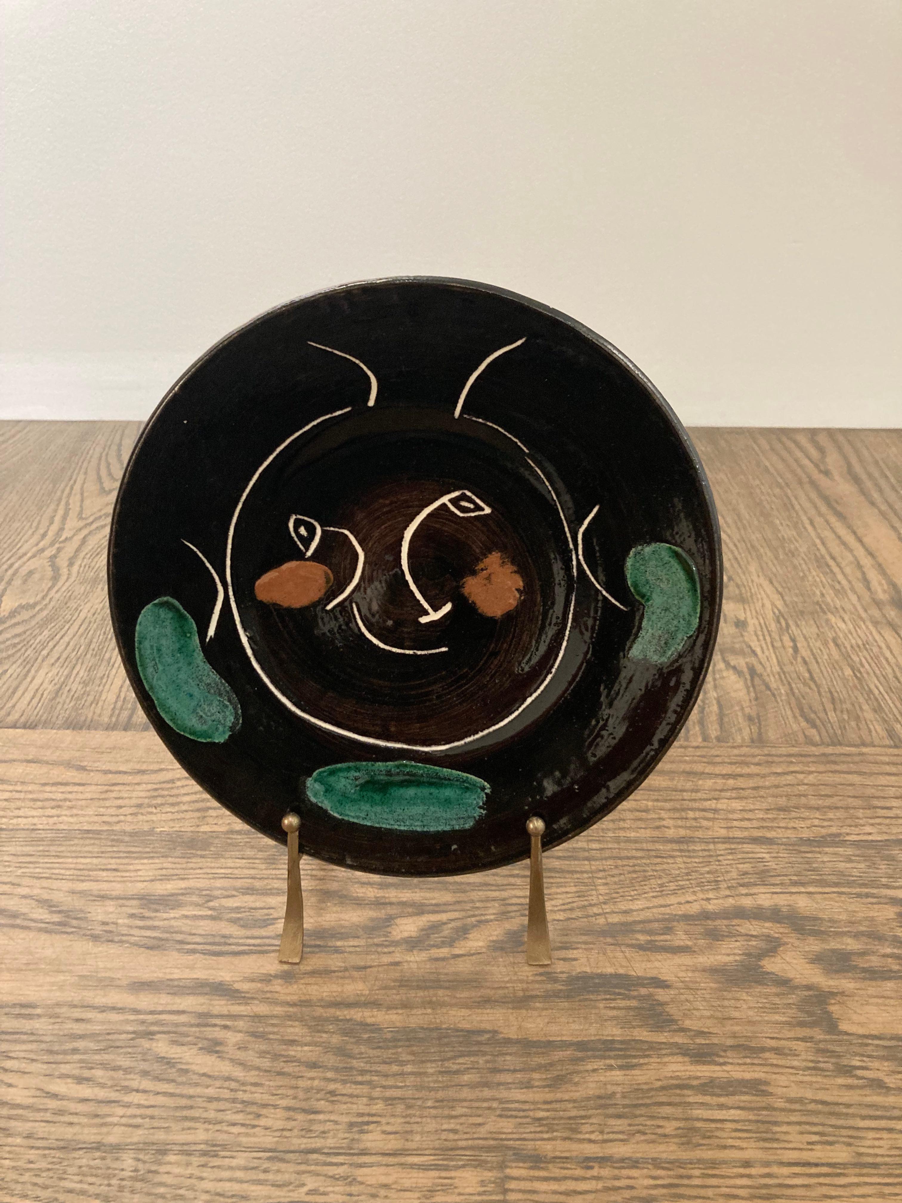 Pablo Picasso - Visage noir, Pablo Picasso, Plate, Design, 1940's ...
