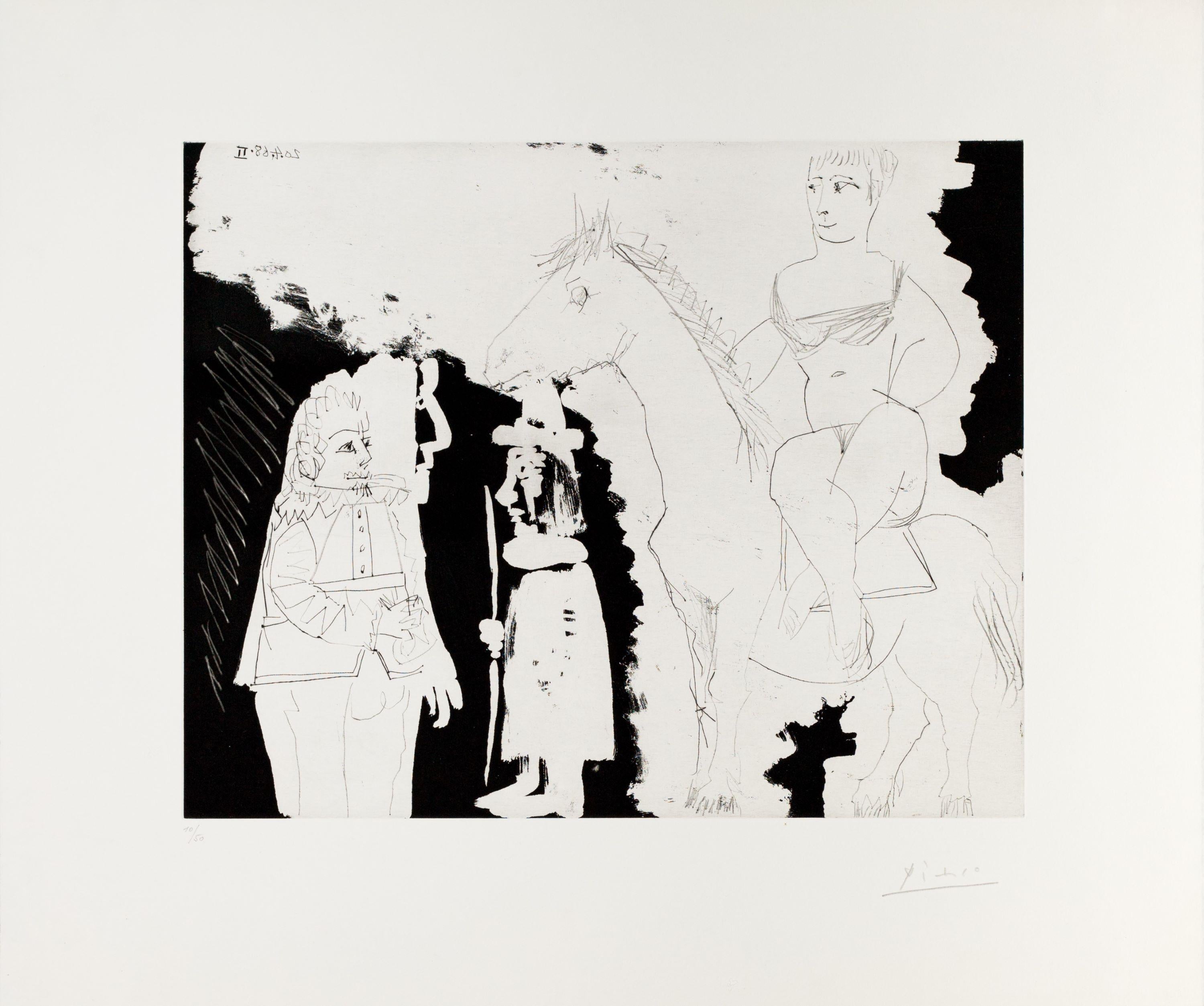 Pablo Picasso - The Embrace, 1963 (B.1116) For Sale at 1stDibs