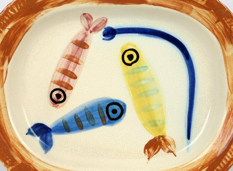 Pablo Picasso Quatre Poissons Polychromes Limited Edition Ceramic Dish ...