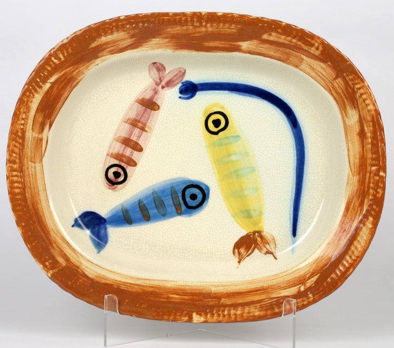 Pablo Picasso Quatre Poissons Polychromes Limited Edition Ceramic Dish ...