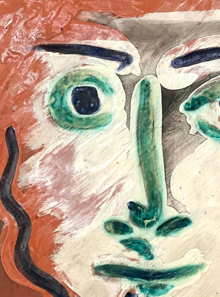 Pablo Picasso - Curly Haired Face (Visage aux cheveux bouclés), 1968 ...