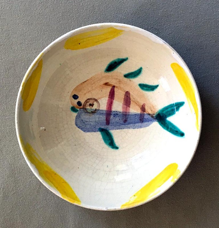 Pablo Picasso - “Fish” Service, Bowl I For Sale at 1stDibs