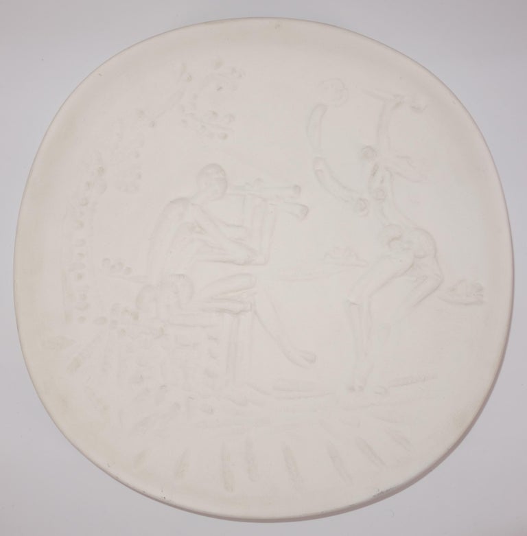 Pablo Picasso - Flute Player and Dancer - Original Ceramic Madoura ...
