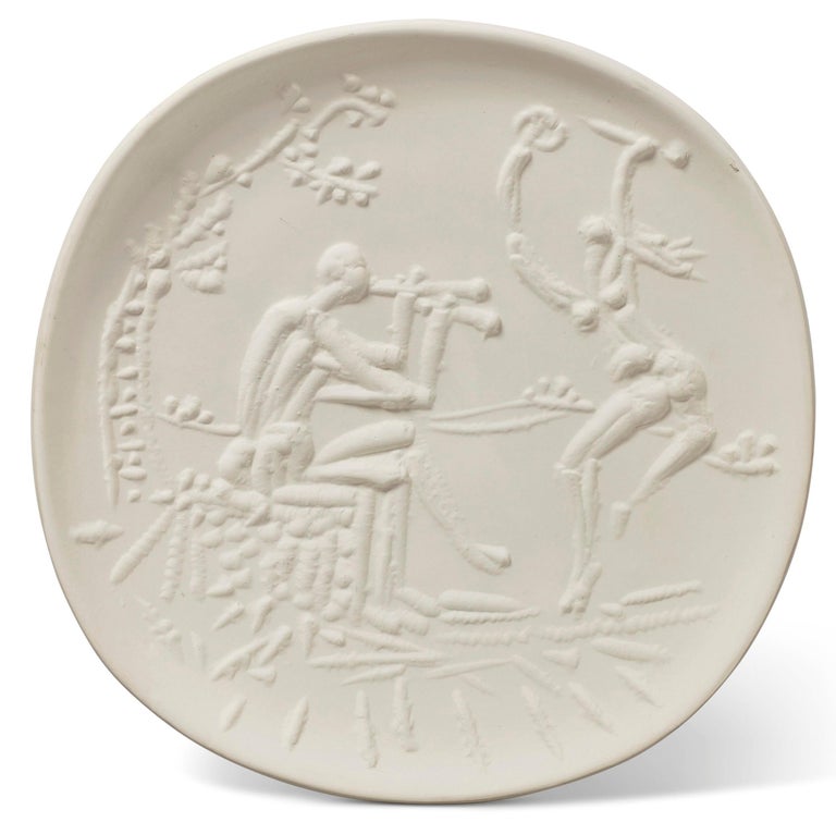 Pablo Picasso - Flute Player and Dancer - Original Ceramic Madoura ...