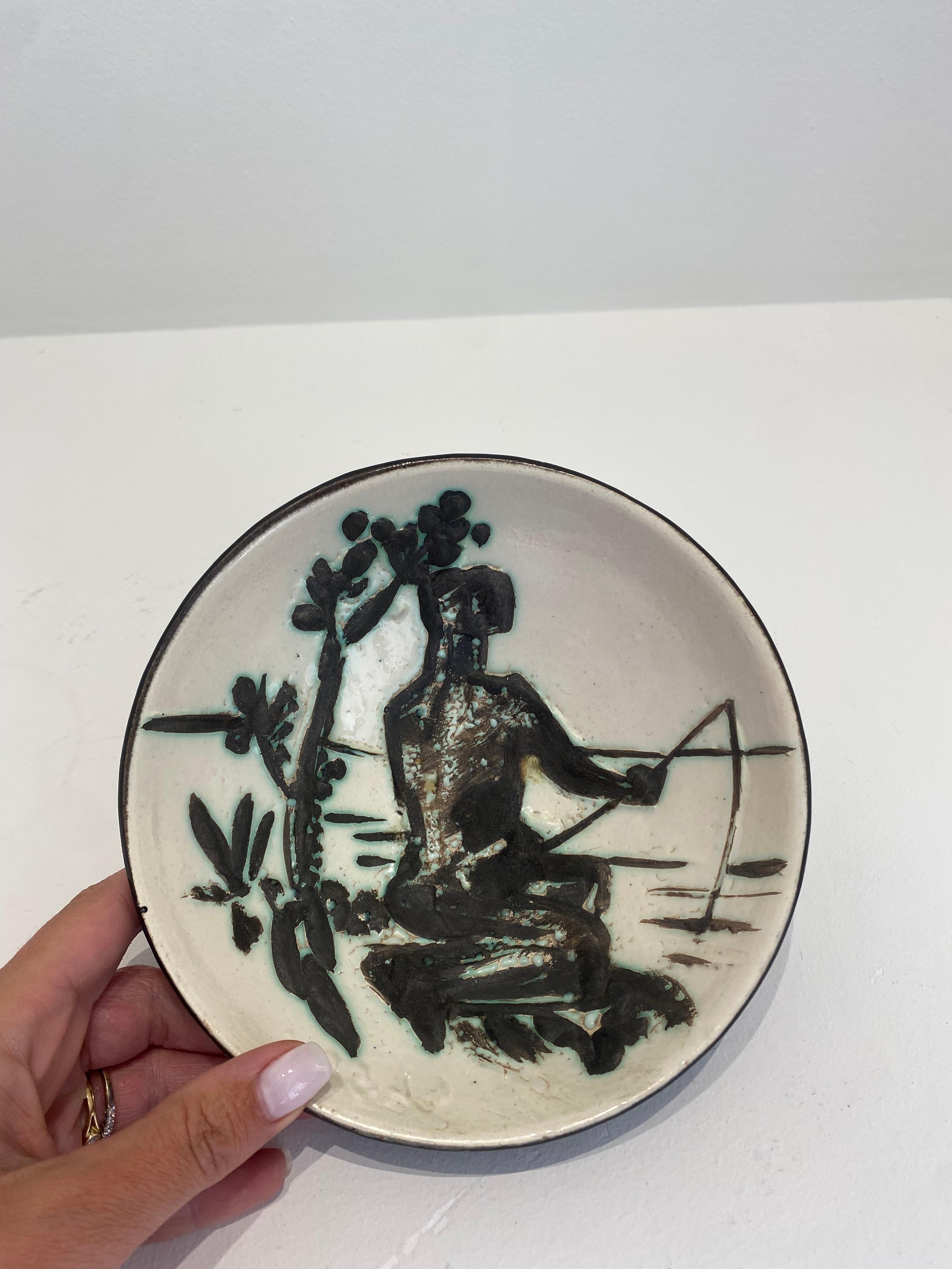Pablo Picasso - Le Pêcheur, Picasso, 1950's, Fisherman, Bowl, Ceramic ...