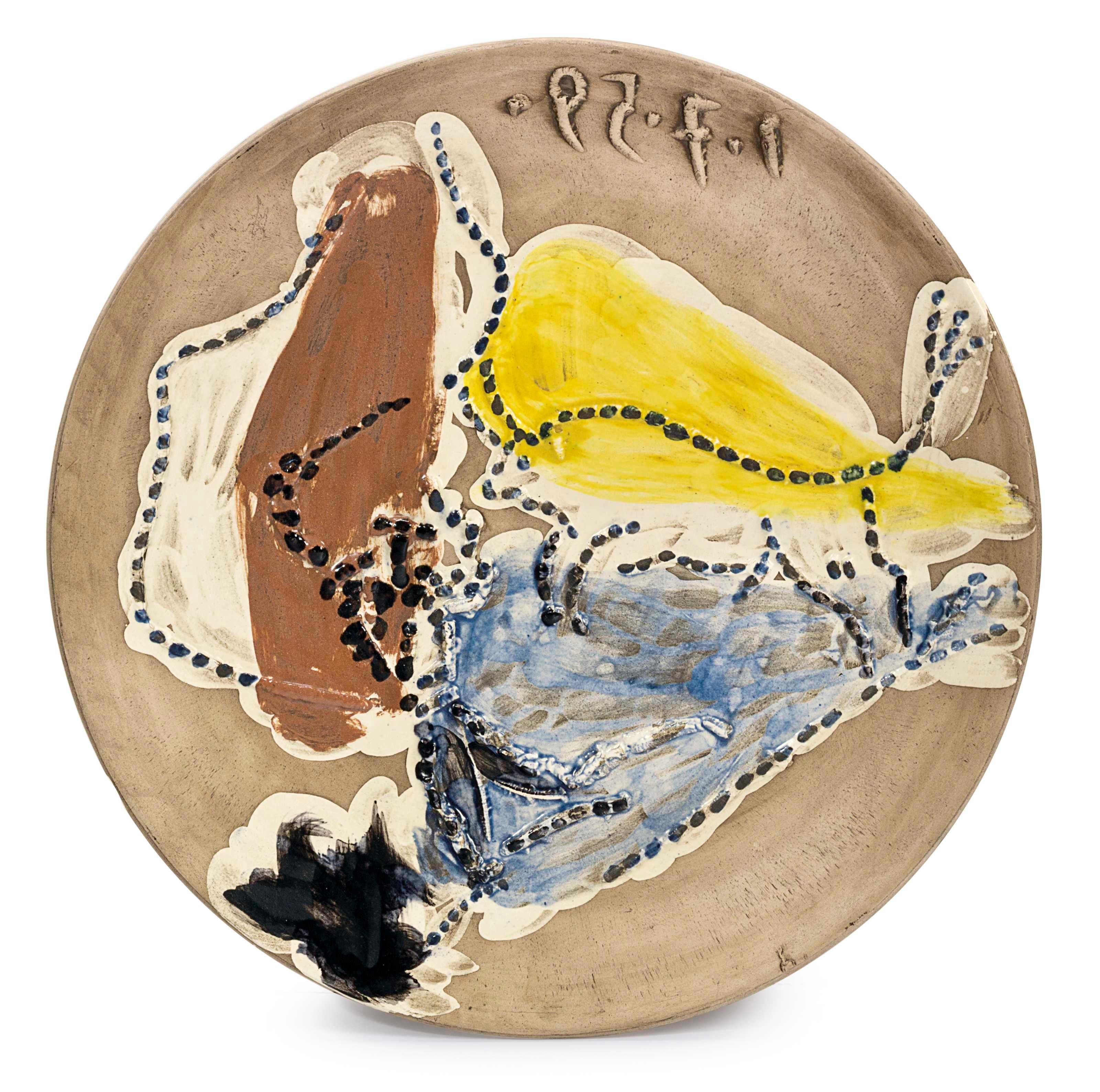 Pablo Picasso - Pablo Picasso Ceramic Plate A.R. 496 Face No. 203 For ...