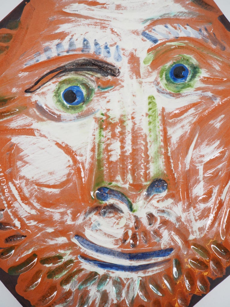 Pablo Picasso - Man with Lion Head - Edition of 50 - Original ceramic ...