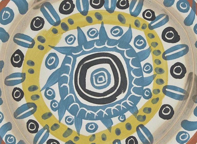 Pablo Picasso - Motif Spirale, Pablo Picasso, Plate, Ceramic, Sculpture ...