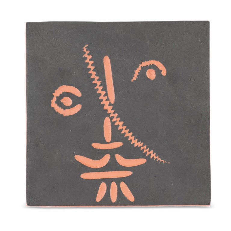 Pablo Picasso - Pablo Picasso Madoura Ceramic Plate 'Visage au trat ...