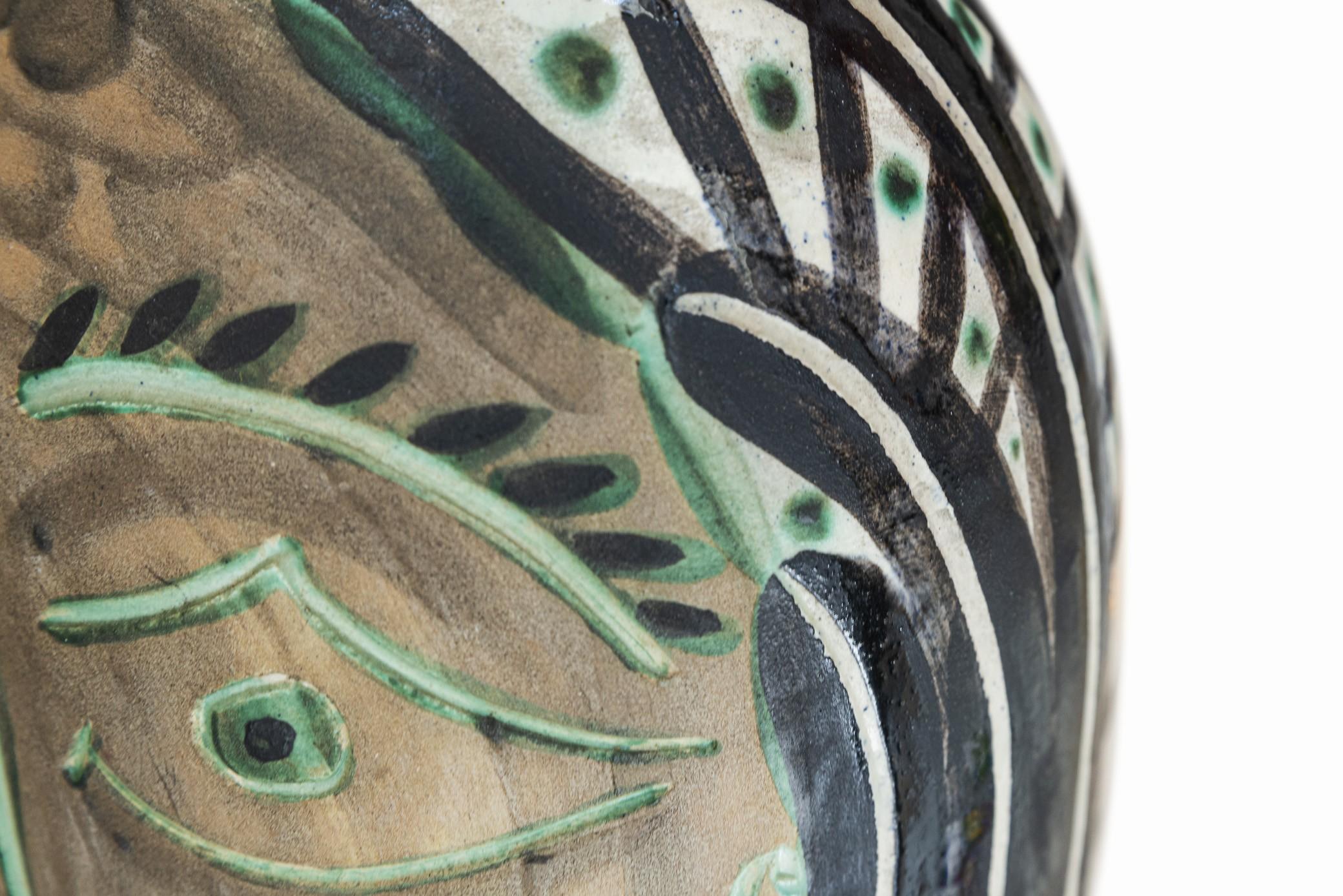Pablo Picasso - Pablo Picasso Madoura, "Femme Du Barbu" Ceramic Picher ...