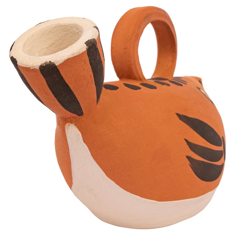 Pablo Picasso - Pablo Picasso Terracotta Fish Pitcher Madoura Pottery ...
