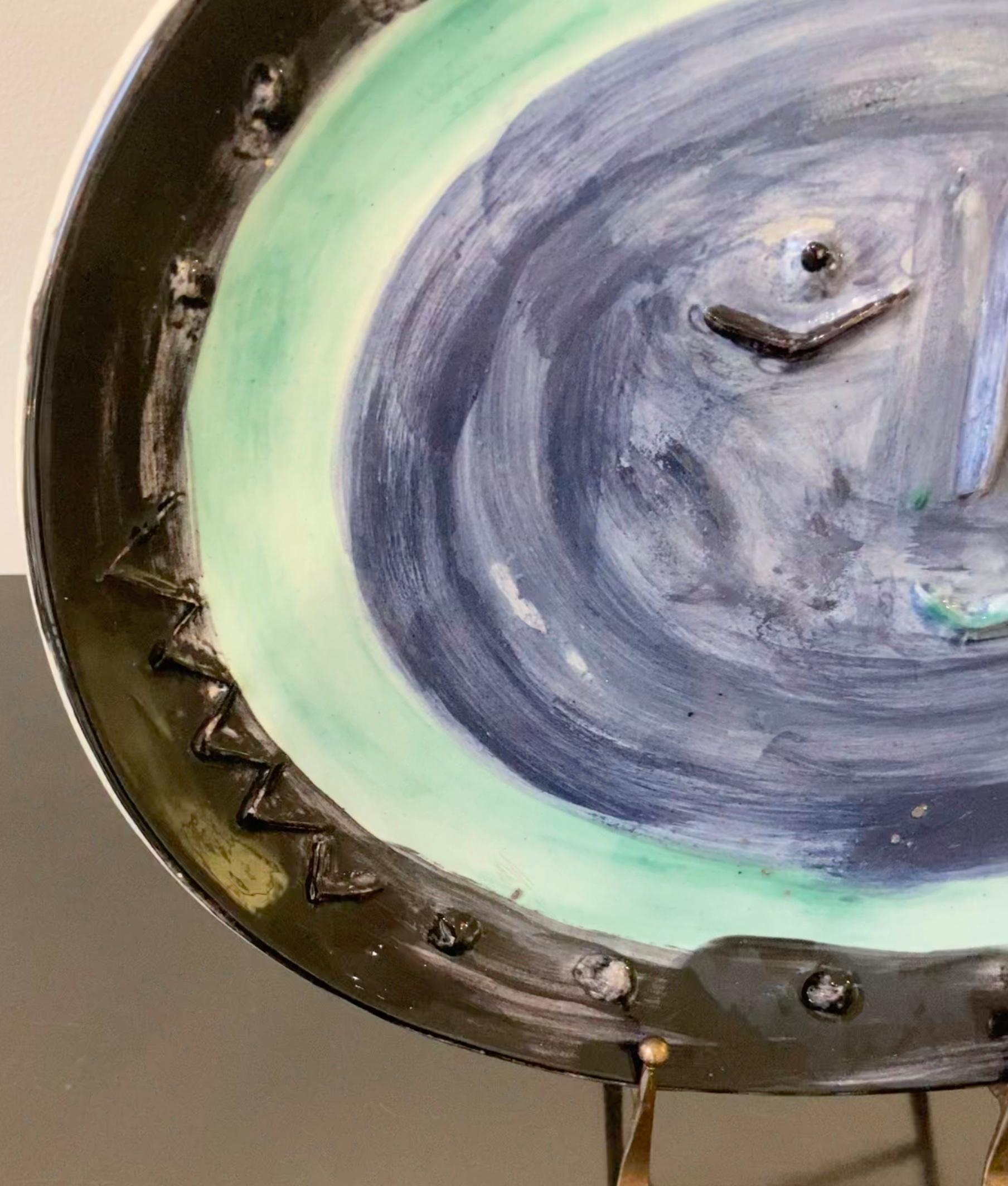 Pablo Picasso - Visage dans un ovale, Picasso. 1950's, Edition, Plate ...