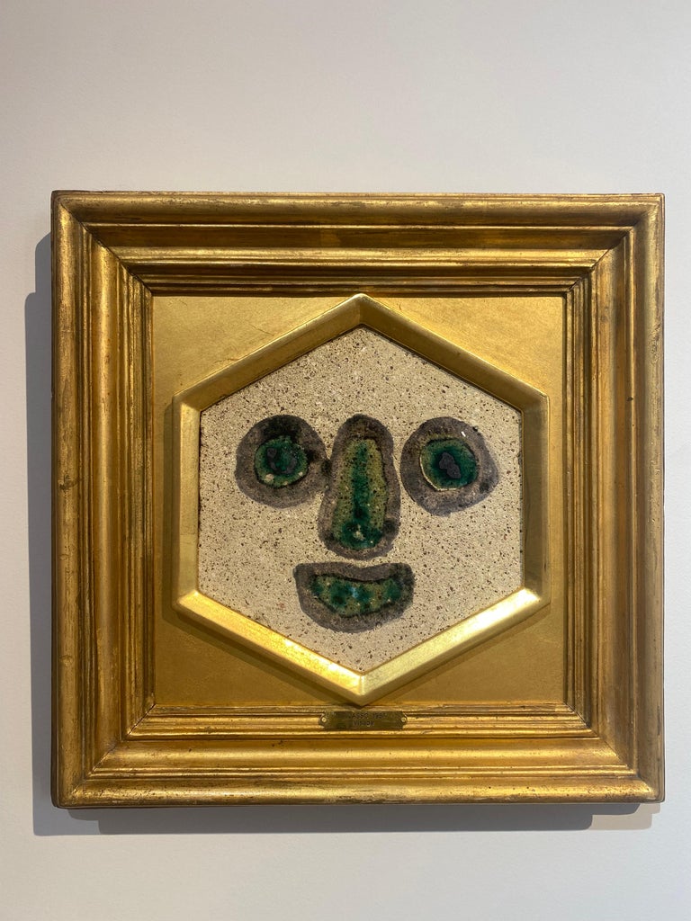 Pablo Picasso - Visage, Picasso, 1950's, Unique work, sculpture, design ...