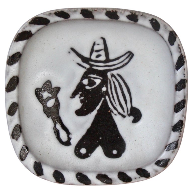 Pablo Picasso Style Wall Ceramic For Sale at 1stDibs
