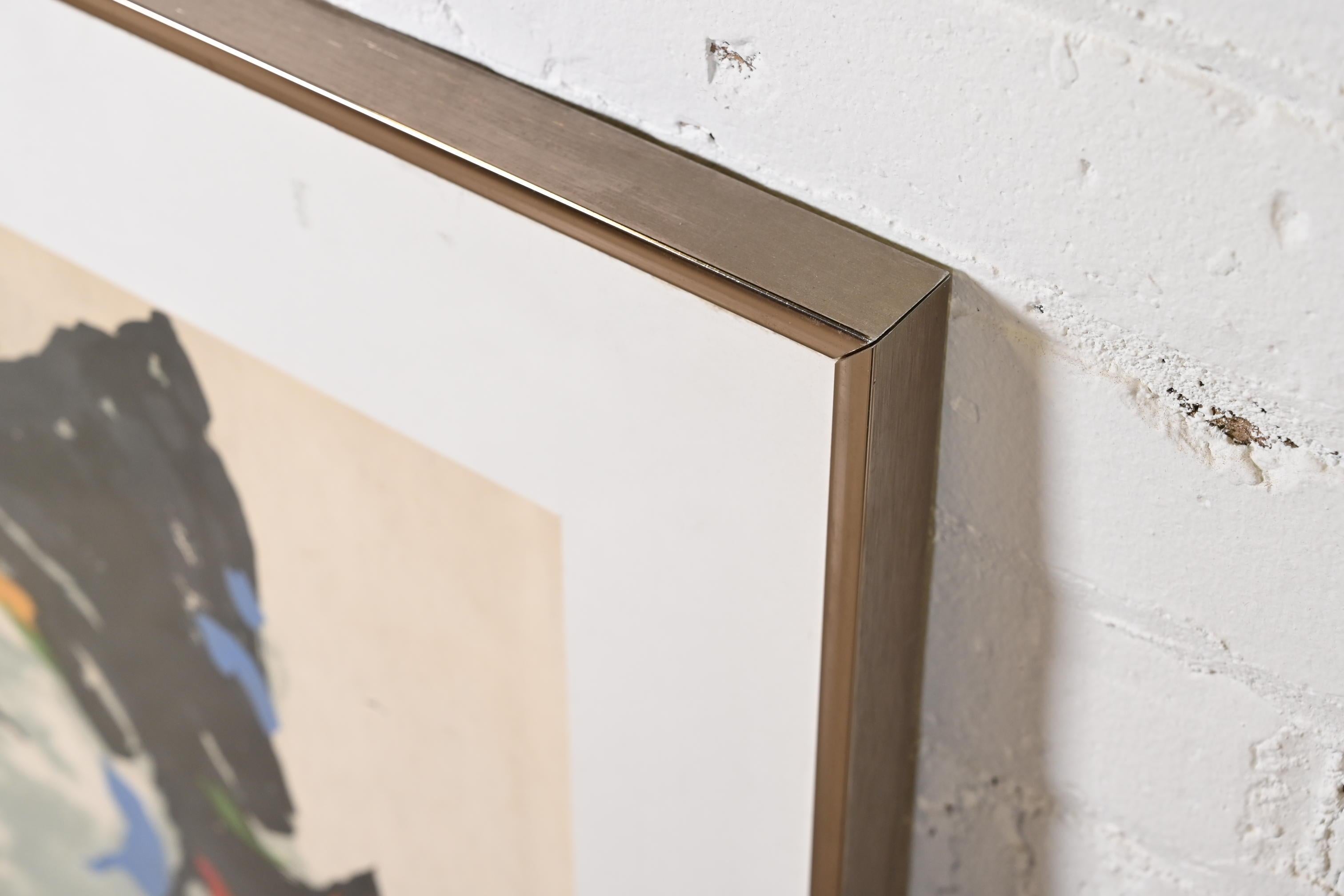 Pablo Picasso Vintage Framed Print of a Jester or Harlequin at 1stDibs