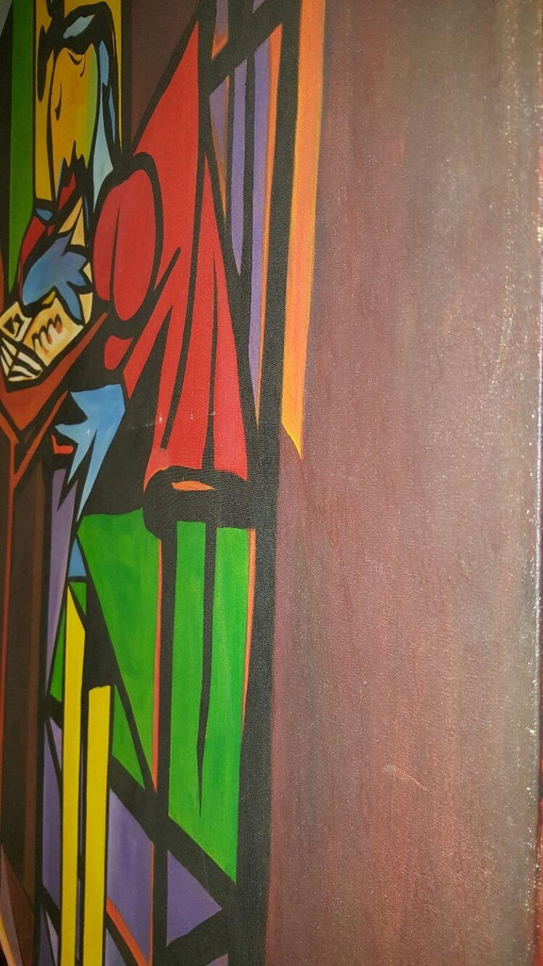Pablo Picasso "Woman Reading" Rendering by Artist Ray Martinez Oil on ...