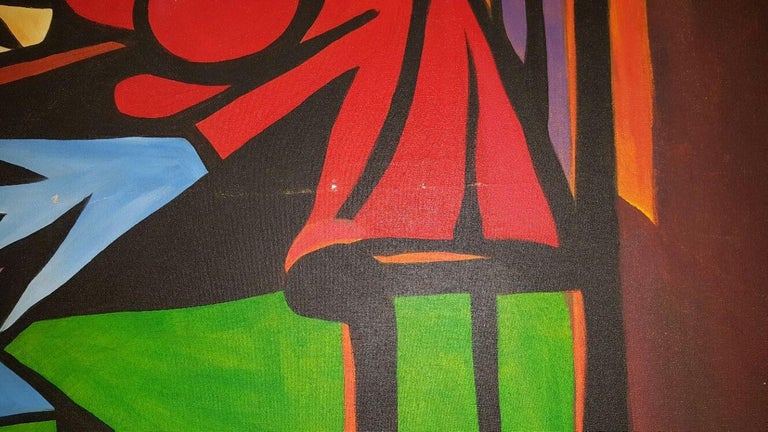 Pablo Picasso "Woman Reading" Rendering by Artist Ray Martinez Oil on ...