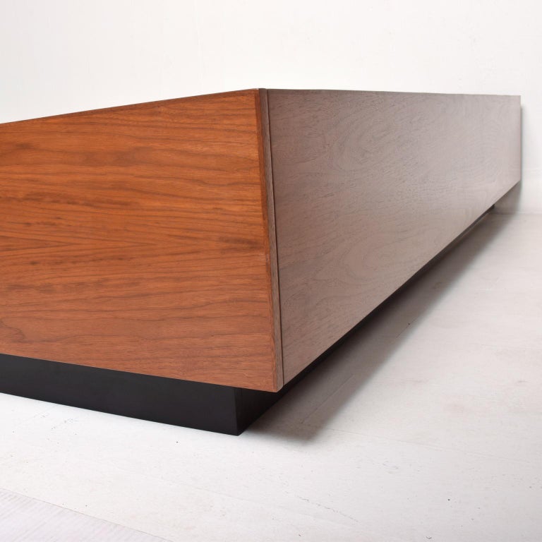 Pablo Romo Custom Bed Frame Cal King Walnut Platform Frame at 1stDibs ...