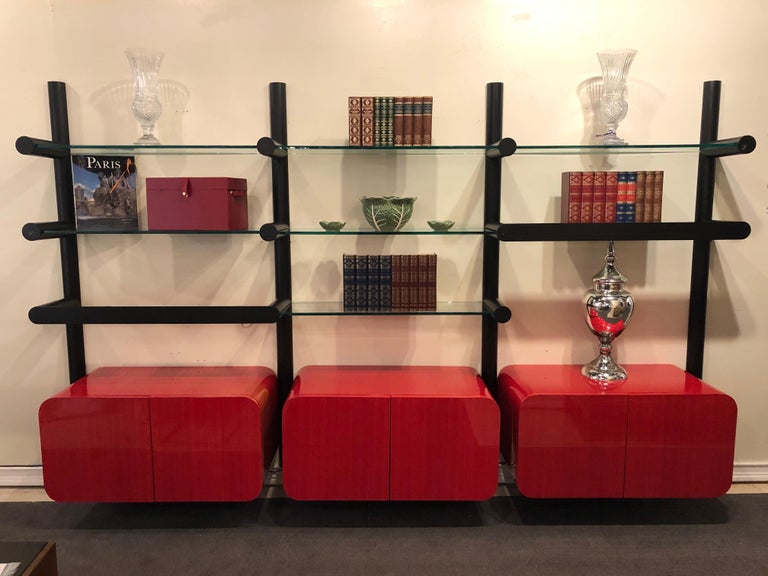 Pace Collection "Obra" Wall Unit Janet Schwietzer, Three Section ...