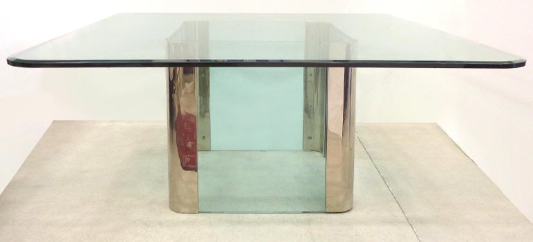 Leon Rosen Pace Collection Square Dining Table at 1stDibs