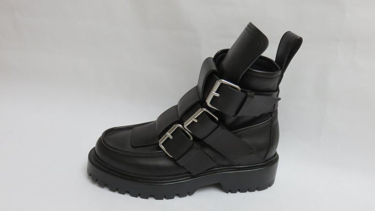 Paco Rabanne New Buckle Ankle Boots EU 37 For Sale at 1stDibs