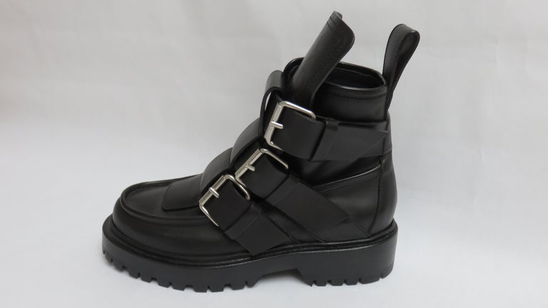 Paco Rabanne New Buckle Ankle Boots EU 37 For Sale at 1stDibs