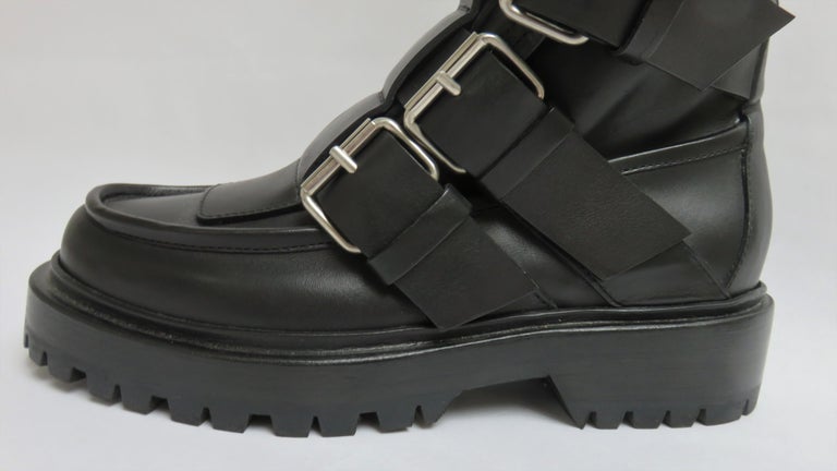 Paco Rabanne New Buckle Ankle Boots EU 37 For Sale at 1stDibs