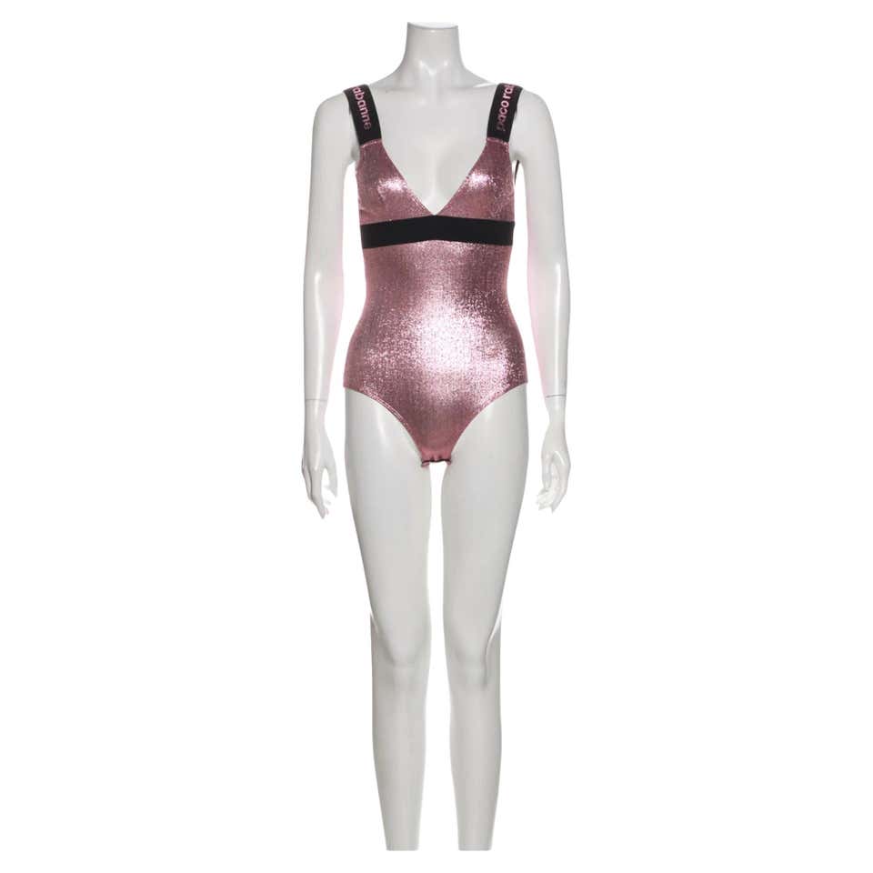 Dior Vintage Diorissimo Bathing Suit Pink One Piece Xl For Sale At