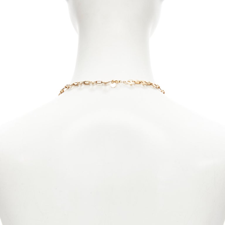 PACO RABANNE Signature Eight Nano gold tone chain link necklace For ...