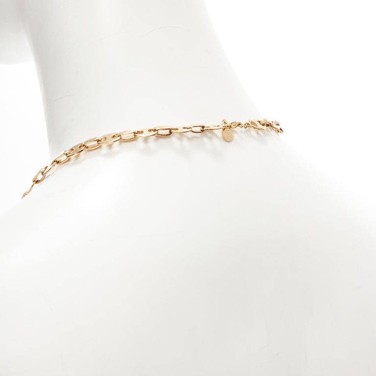 PACO RABANNE Signature Eight Nano gold tone chain link necklace For ...