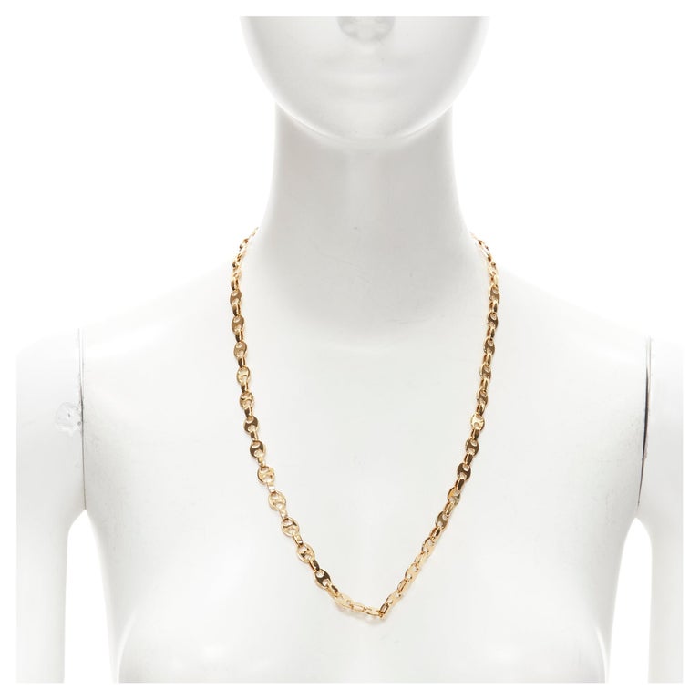 PACO RABANNE Signature Eight Nano gold tone chain link necklace For ...