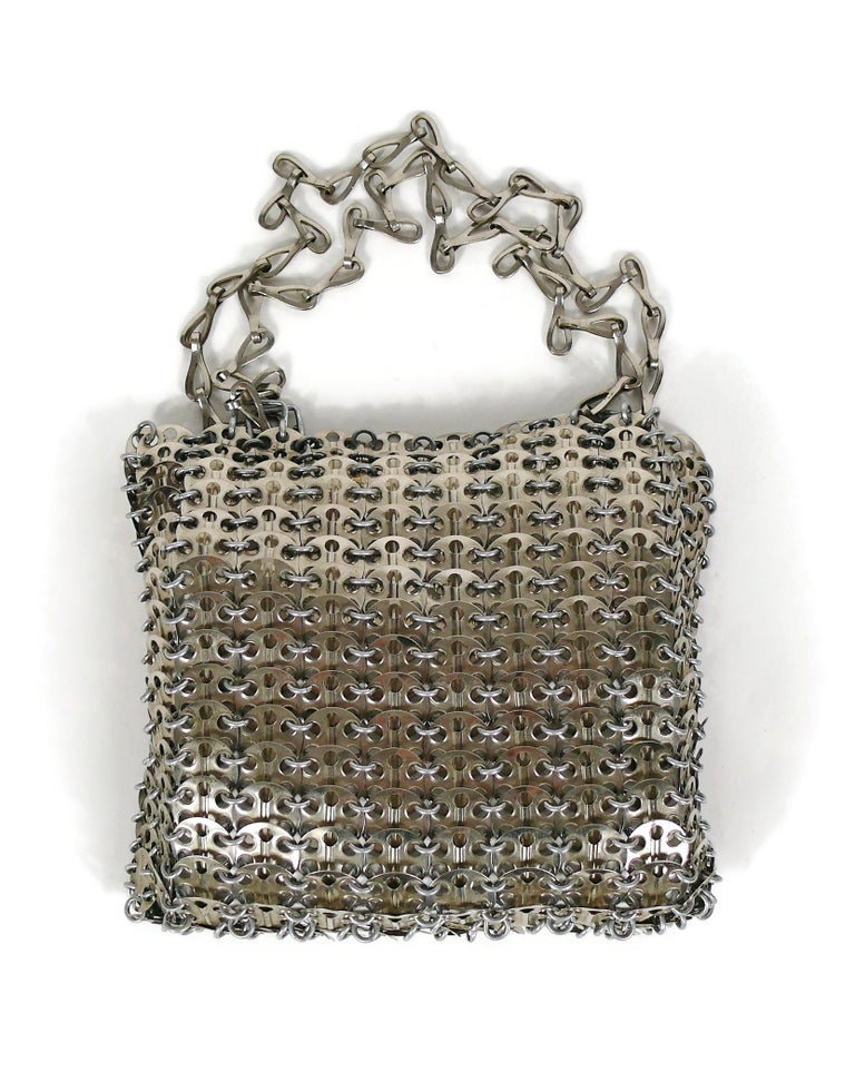 Paco Rabanne Vintage Iconic 1969 Metal Chain Mail Bag For Sale at ...