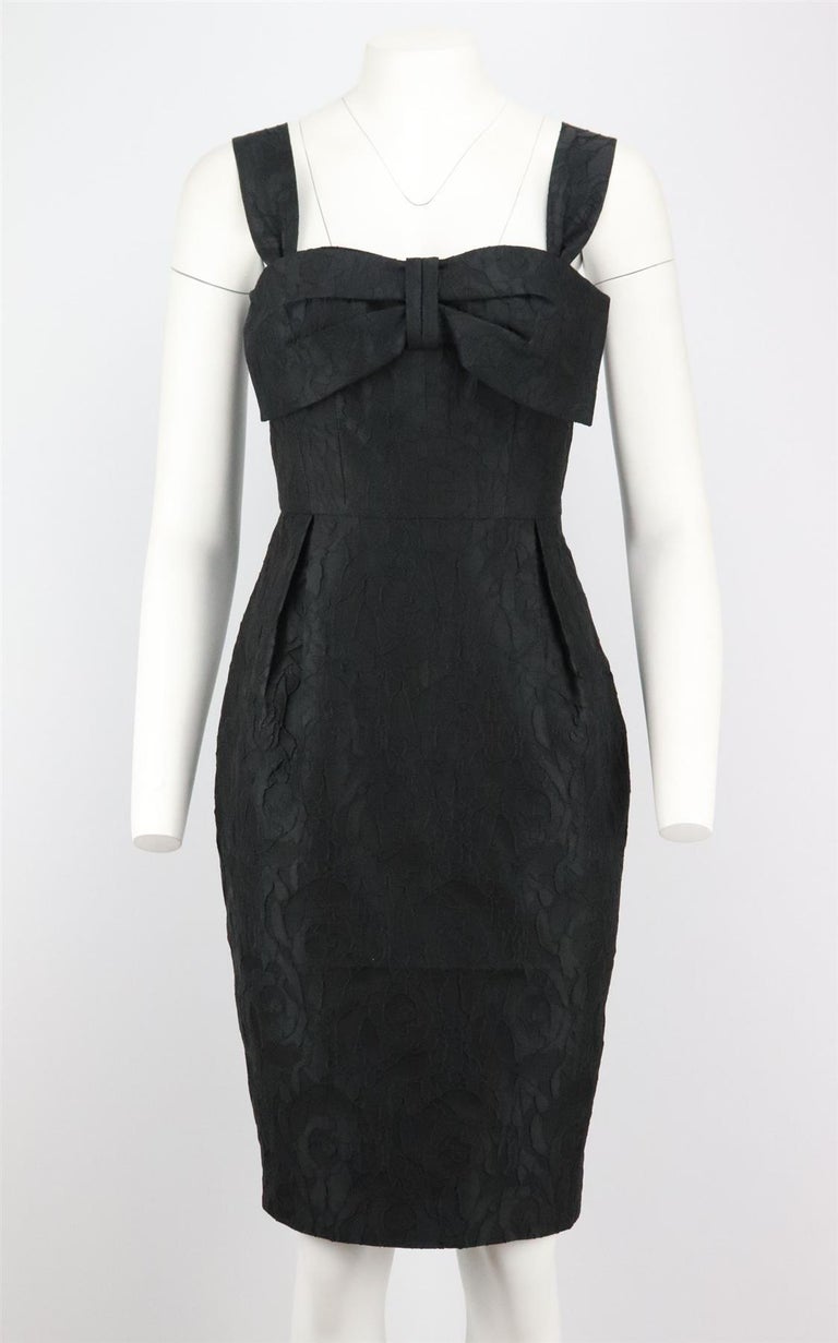 Paddy Campbell Vintage Bow Detailed Crepe Dress And Jacket UK 10 For ...