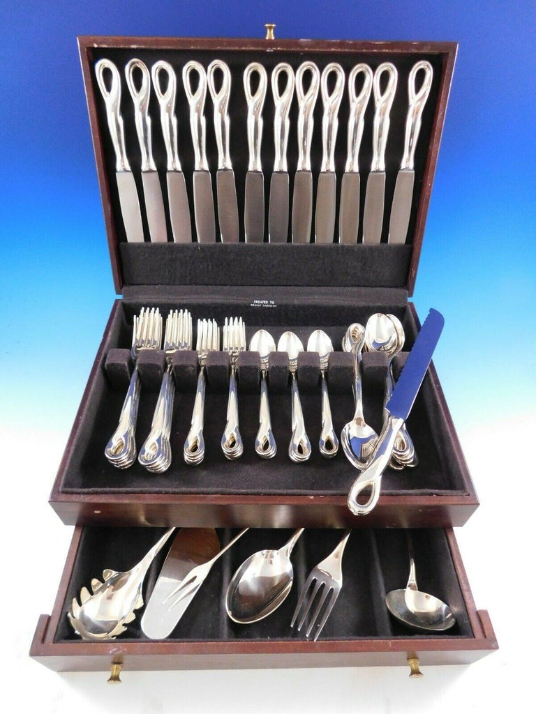 Padova by Tiffany and Co. Sterling Silver Flatware Set 12 Service 67 ...